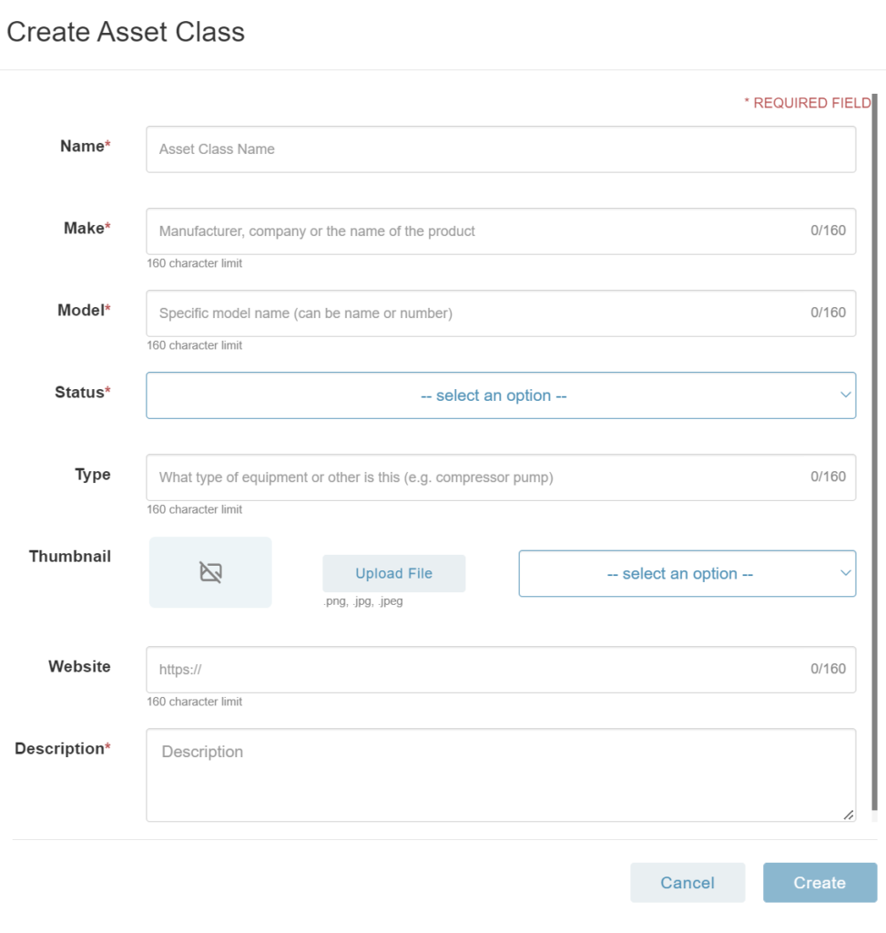 Asset Classes - Taqtile Documentation